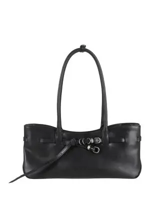 MARGESHERWOOD Buckle-detail Shoulder Bag - Black