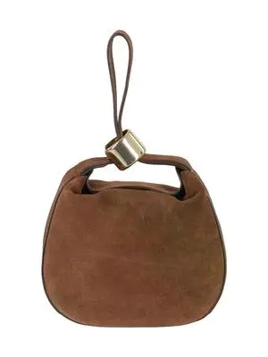 SEMICOUTURE Baily Ring Handle Tote Bag - Brown
