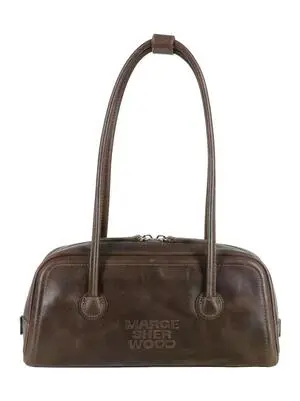 MARGESHERWOOD Soft Boston Shoulder Bag - Brown