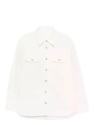A.p.c. Buttoned Chest Pocket Shirt - Neutrals