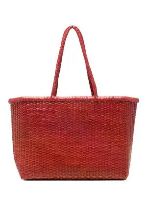 Dragon Diffusion B Weave Big Shoulder Bag - Red