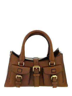 Mulberry Mini Leather Tote Bag - Brown