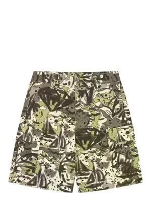 BILLIONAIRE BOYS CLUB Camouflage Print Cargo Shorts - Neutrals