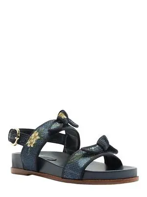 ALEXANDRE BIRMAN Grossgrain Raffia Sandals