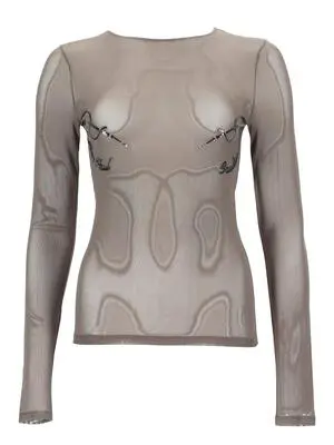 Jean Paul Gaultier Needles Top - Dove