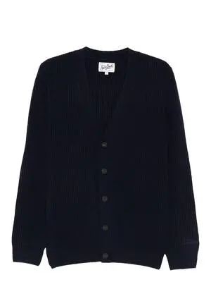MC2 SAINT BARTH Wool Cardigan - Blue