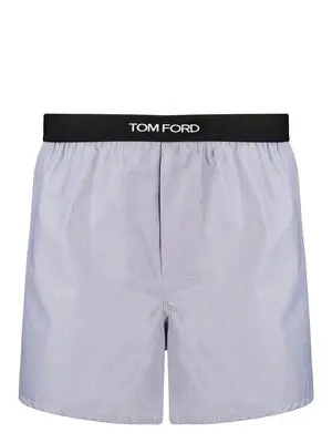 TOM FORD Cotton Shorts - Grey