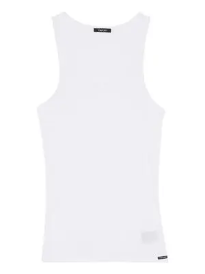 TOM FORD Tank Top With Logo - White