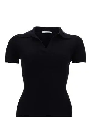 Max Mara Collared Top - Blue
