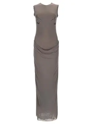 Jean Paul Gaultier Needles Long Dress - Grey