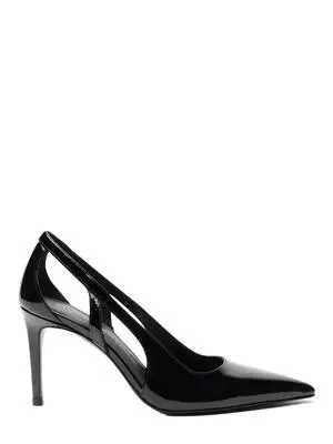 STUART WEITZMAN Cut-out Pointed Pumps - Black