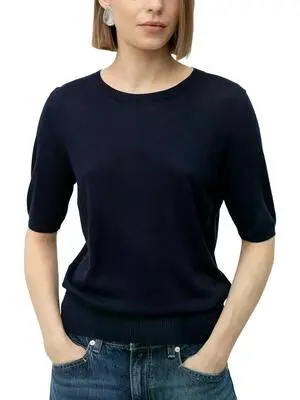 BOSS Short-sleeve Sweater - Blue