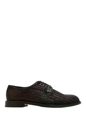 STURLINI FIRENZE Woven Derby Shoes - Brown