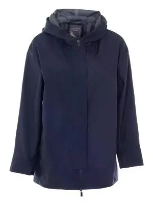 Herno Hooded Coat - Blue