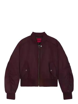 Hugo Padded Bomber Jacket - Red