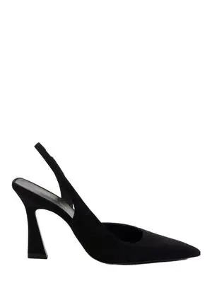 STUART WEITZMAN Vinnie Pointed D'orsay Slingback Pumps - Black