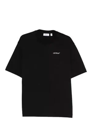 Off-White Cotton T-shirt - Black