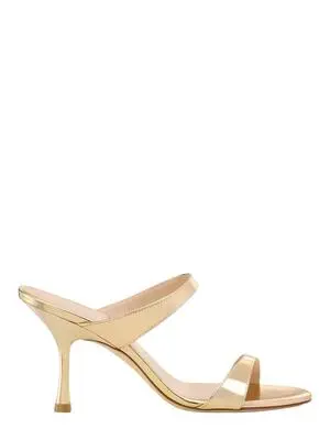 STUART WEITZMAN Nudist Two-strap Sandals - Gold