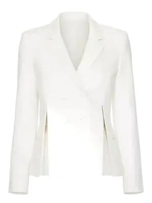 Alexis Joaquin Double-breasted Blazer - White