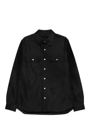 Rick Owens Button Chest-pocket Jacket - Black