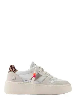D.a.t.e. Court Platform Sneakers - White