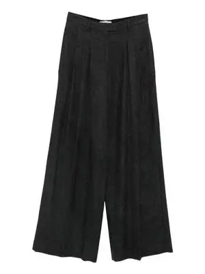 Iceberg Pleated Palazzo Trousers - Grey