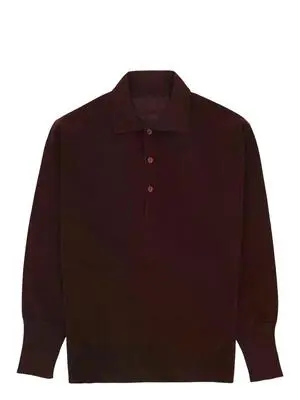 FORTELA Kenneth Cashmere Polo Shirt - Brown