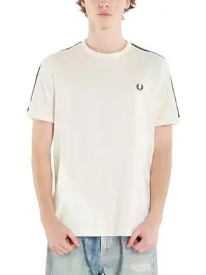 Fred Perry Tape Ringer T-shirt - Neutrals