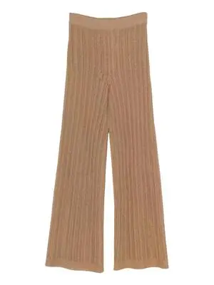 CIRCUS HOTEL Knitted Trousers - Neutrals