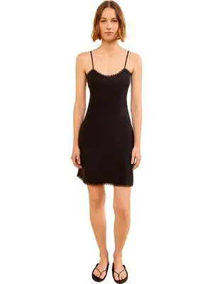 Ulla Johnson Mira Silk Slip Dress - Noir