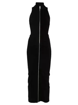 Erika Cavallini Zip-fastening Maxi Dress - Black