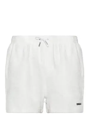 Dsquared2 Terry Towelling Drawstring Shorts - White