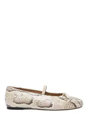 STUART WEITZMAN Prima Bow Ballet Mary Jane - Neutrals