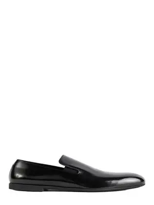 JIL SANDER Leather Loafers - Black