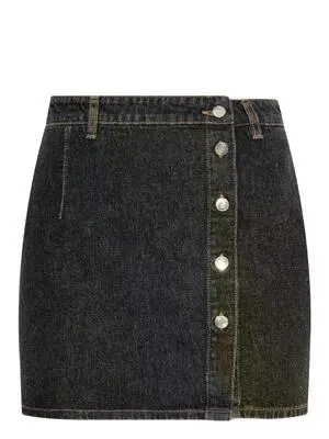 IRO PARIS Button-fastening Mini Denim Skirt - Black
