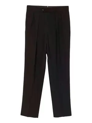 Caruso Pleated Trousers - Brown