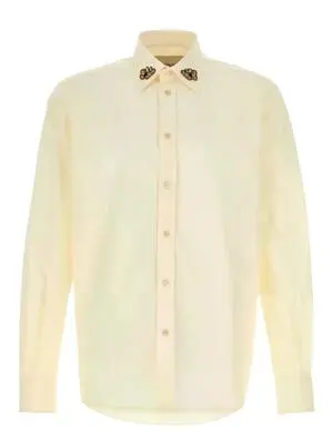 Valentino Garavani Cream Poplin Shirt - Neutrals