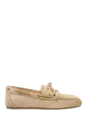 STUART WEITZMAN Tinsley Tie-detail Loafers - Neutrals