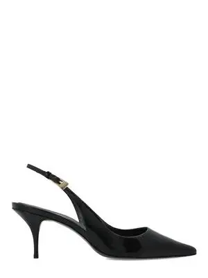 BLACK SUEDE STUDIO Branca Point-toe Slingback Pumps - Black