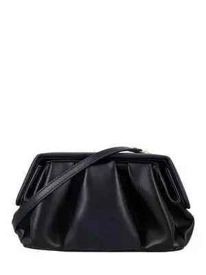 THEMOIRE Athena Gathered Clutch - Black