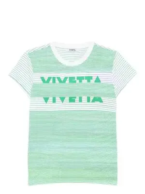 Vivetta Striped T-shirt - Green