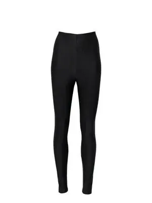 Andamane High-waisted Stretch Trousers - Black