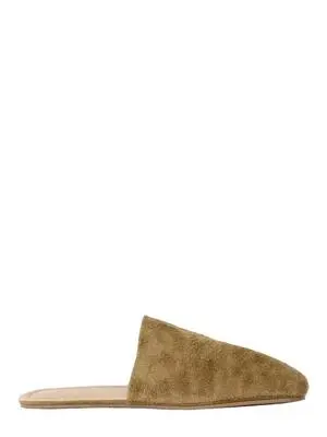 Our Legacy Speckled Suede Slippers - Neutrals