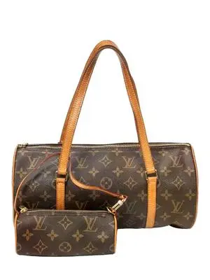 LOUIS VUITTON 2002 30 Papillon Tote Bag - Brown