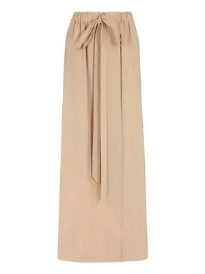 Giorgio Armani Tie-waist Maxi Skirt - Neutrals