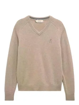 Pringle Of Scotland V-Neck Sweater Neutrals