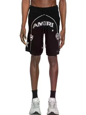 Amiri Logo-print Track Shorts - Black