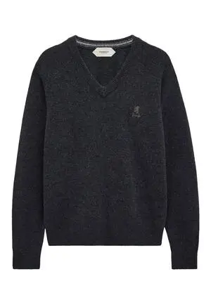 Pringle Of Scotland V-Neck Sweater Grey