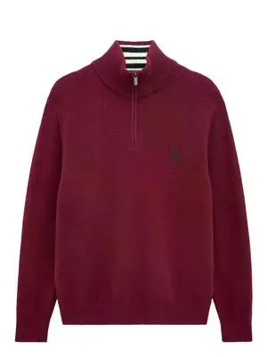 Pringle Of Scotland Zip Polo Shirt - Red