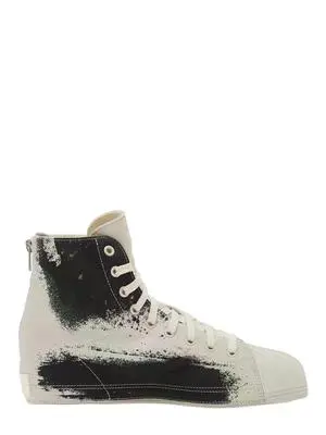 Y3 Splash Print High-top Sneakers - Neutrals